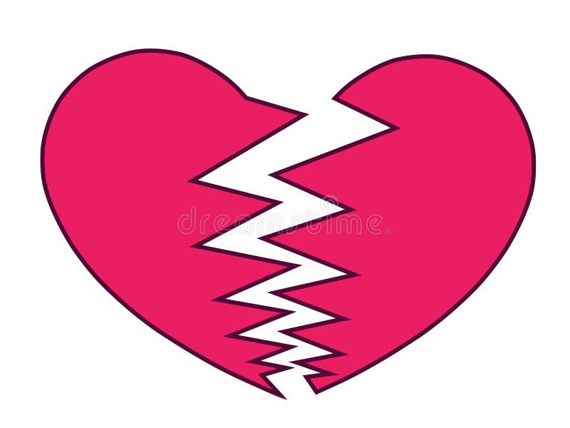 Heart Jagged Stock Illustrations – 87 Heart Jagged Stock Illustrations ...