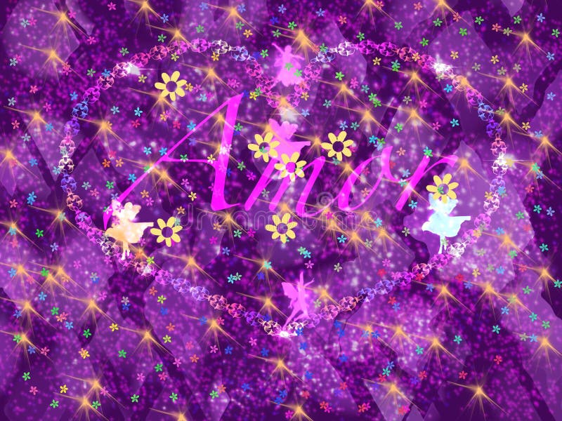 Illustration about Love in Various Languages and Colors Stock ...