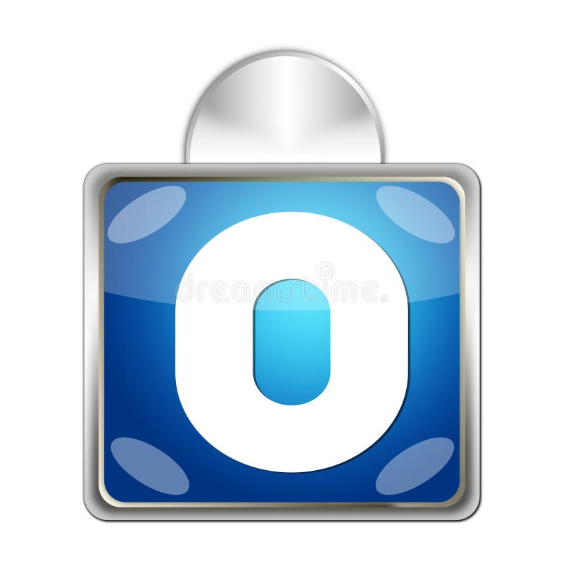 An Illustration of a Luxurious Blue and Silver 3D Logo Rectangular ...