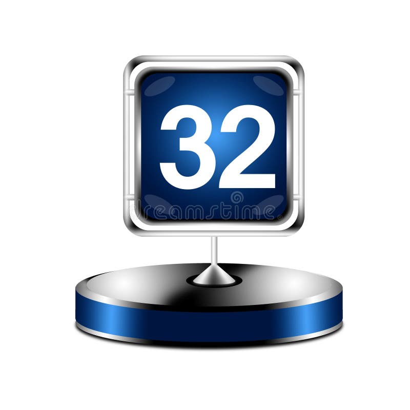 Number 32 Circle Stock Illustrations – 108 Number 32 Circle Stock ...