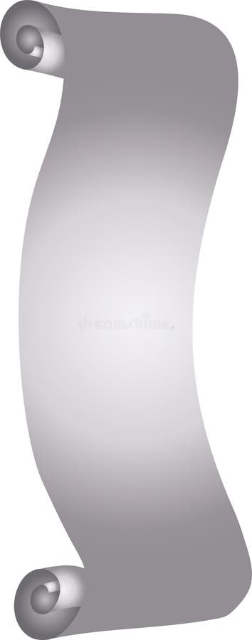 Illustration of Luxurious Silver Scroll Stock Vector - Illustration of ...
