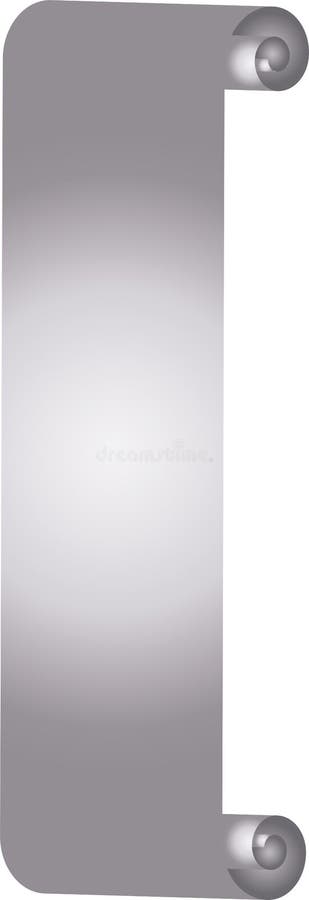 Illustration of Luxurious Silver Scroll Stock Vector - Illustration of ...