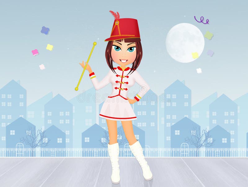 Majorette Stock Illustrations – 103 Majorette Stock Illustrations ...