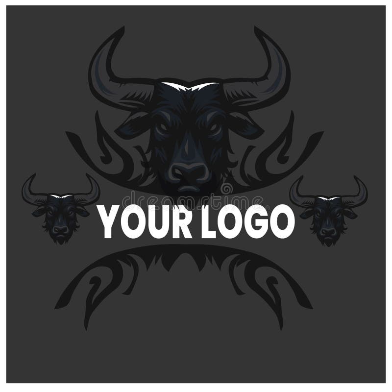 Illustration of a Male Bull. Stock Illustration - Illustration of ...