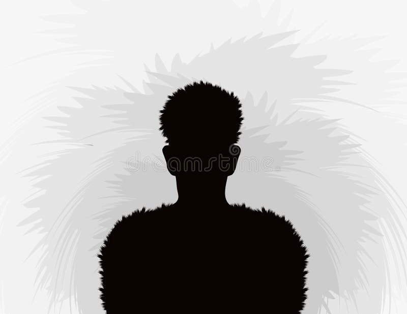 Illustration of Man with Fur Stock Vector - Illustration of drawing ...