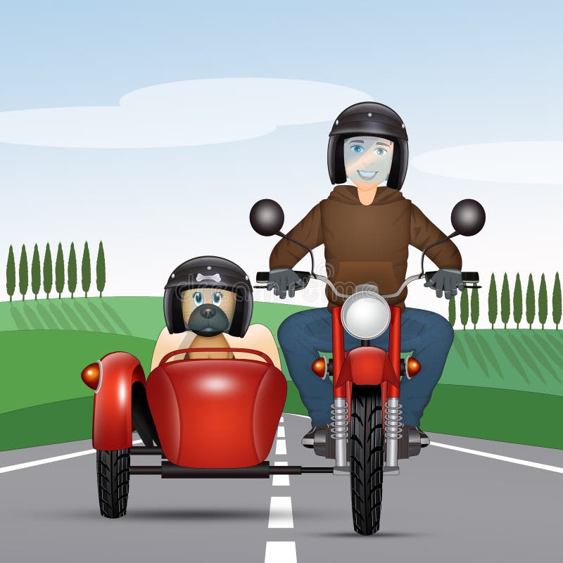 Sidecar Illustration Stock Illustrations – 381 Sidecar Illustration ...
