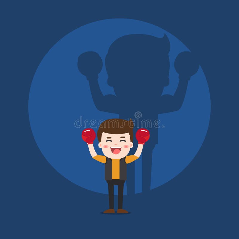 Boxing Shadow Man Cartoon Stock Illustrations – 99 Boxing Shadow Man ...