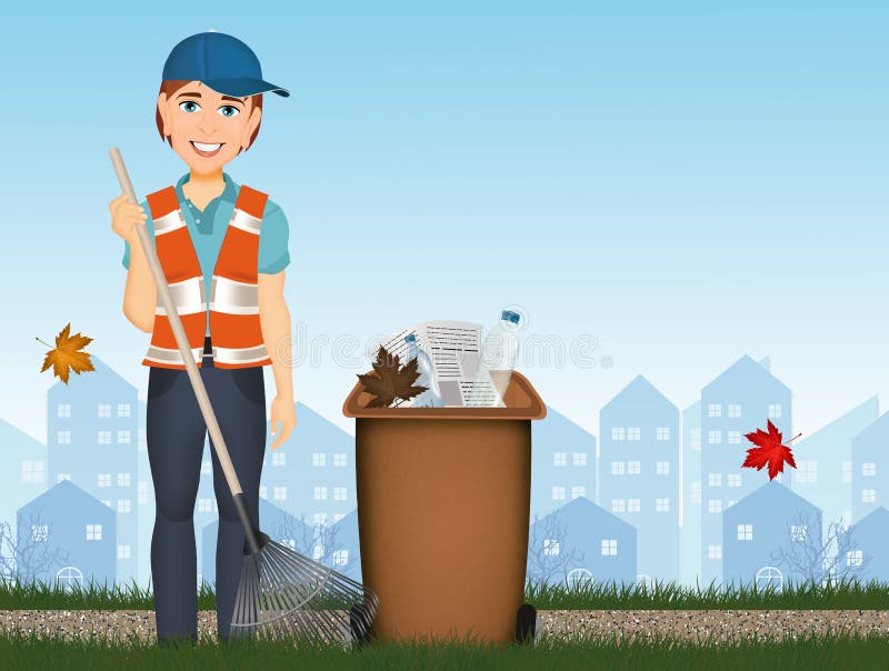 Man To Socially Useful Work Stock Illustration - Illustration of ...