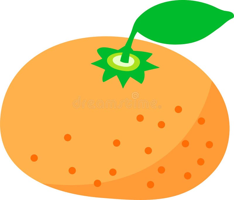 Japanese Mandarin Orange Outline Stock Vector - Illustration of food ...