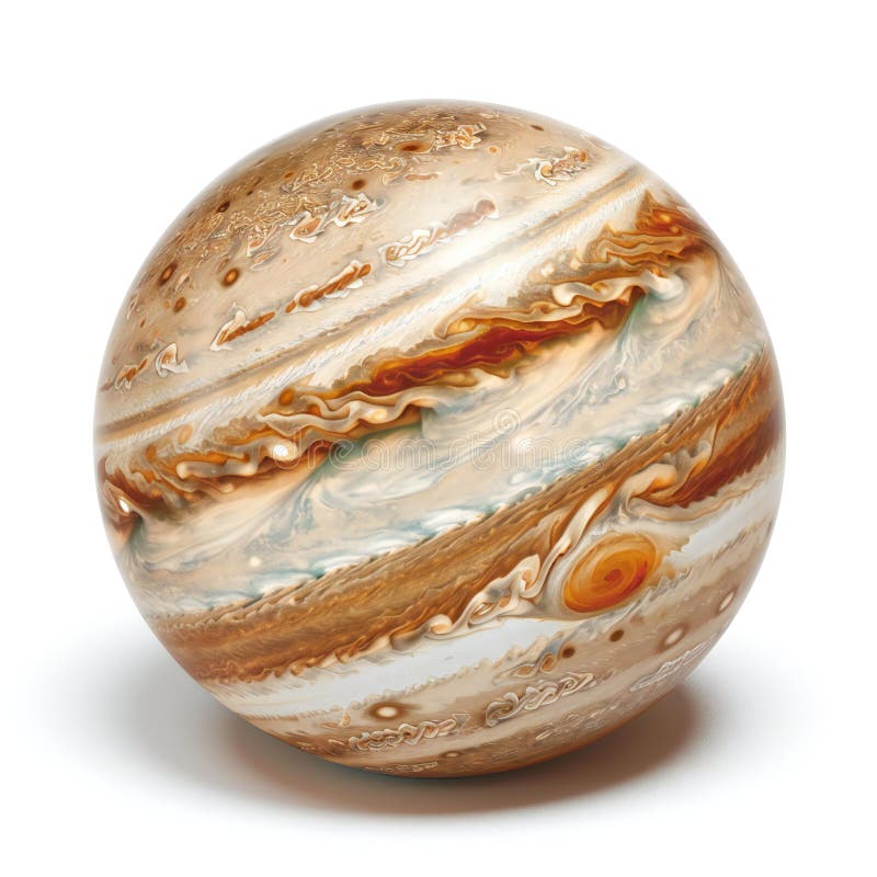 Marble Ball Isolated on White Background, Rendering, Digital Drawing ...