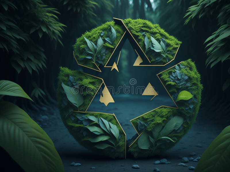 Illustration Masterfully Blends Elements of Nature, Symbolizing Harmony ...