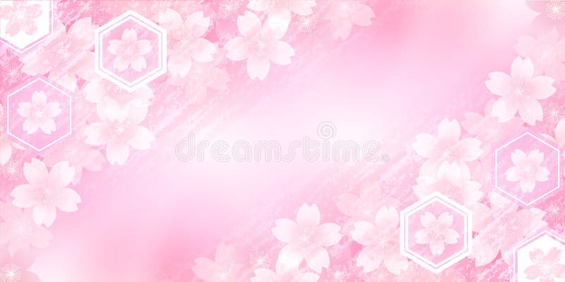 Cherry Illustration Material that Imaged Japanese Spring Stock Vector ...