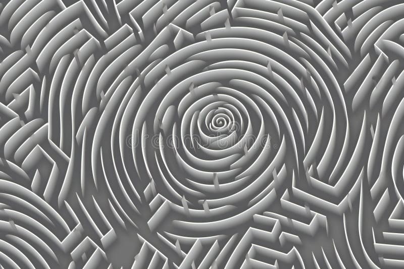 Maze Background, Illustration of a Maze Background Stock Illustration ...