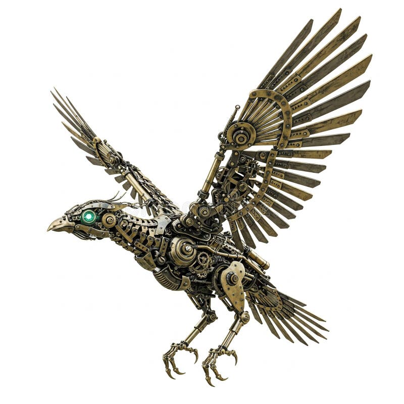 Illustration of Mecha Bird Full Machine Stock Illustration ...