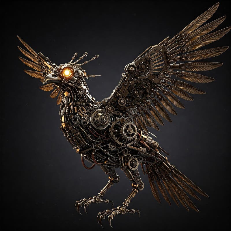 Eagle Head Machine Mascot Logo Stock Illustrations – 63 Eagle Head ...