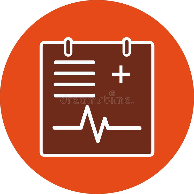 Illustration Medical Chart Icon for Personal and Commercial Use. Stock ...