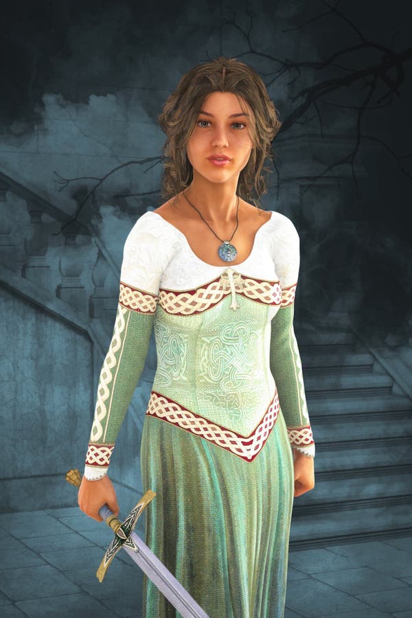 Beautiful Princess Sword Stock Illustrations – 476 Beautiful Princess ...