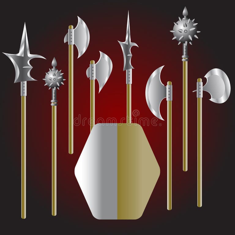 Flail Medieval Stock Illustrations – 631 Flail Medieval Stock ...