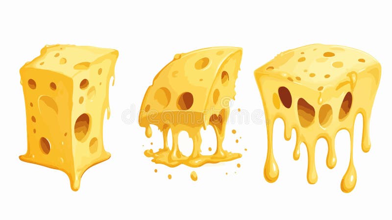 Cheese Melting Liquid Drop Border with Flat Top Image Stock Vector ...