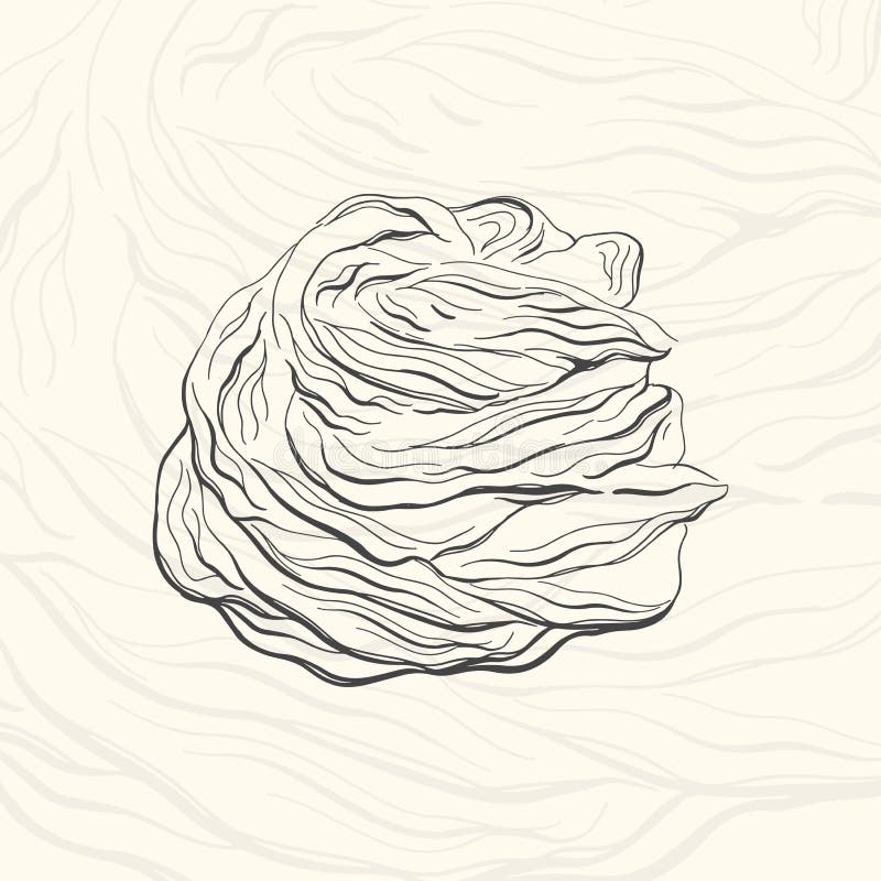 Illustration Meringue Sketch Food.Hand Drawn Element Design Menu Stock ...