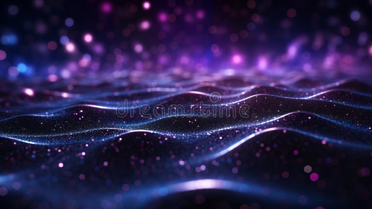 Illustration of a Mesmerizing Wave of Light Captured in a Stunning Blur ...