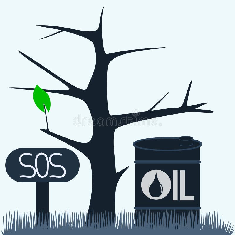 Illustration of Message Help from Nature Stock Vector - Illustration of ...