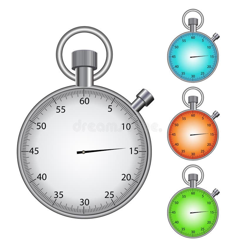 Set of vector timers stock vector. Illustration of hand - 21933727