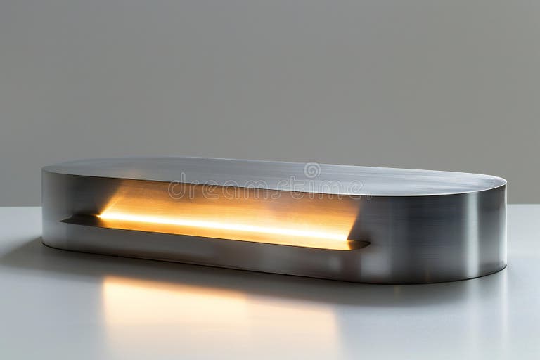 A Metal Platform with a Light Shining on it, High Quality, High ...