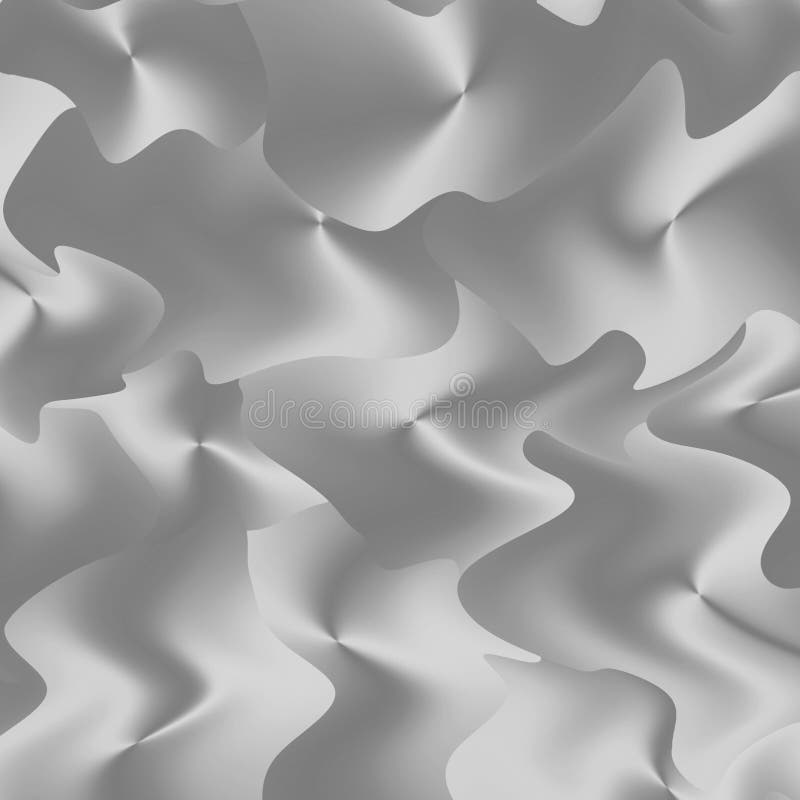 Illustration of Metallic Gray Futuristic Wavy Pattern for Background ...