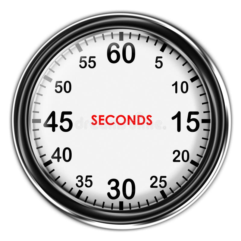 Illustration Metallic Stopwatch. Stock Illustration - Illustration of ...