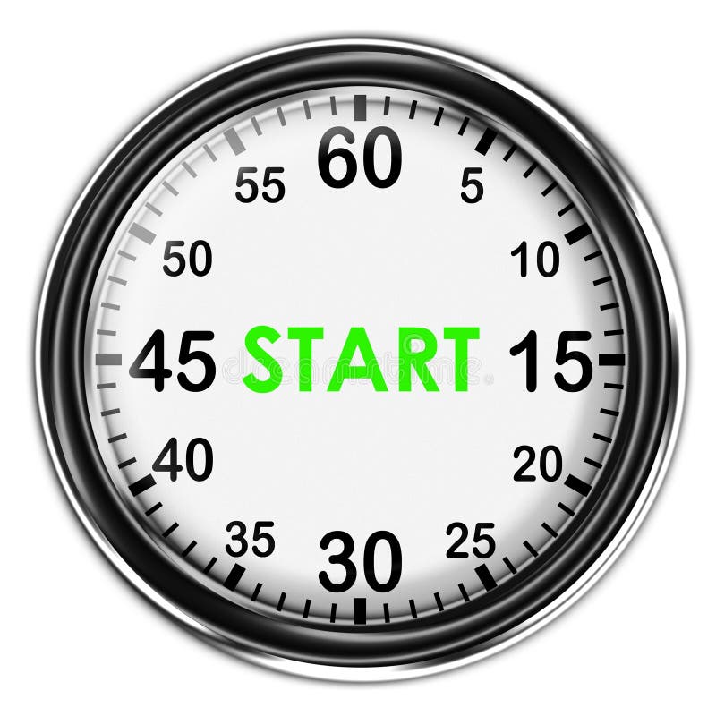 Illustration Metallic Stopwatch. Stock Illustration - Illustration of dial, interval: 81479146