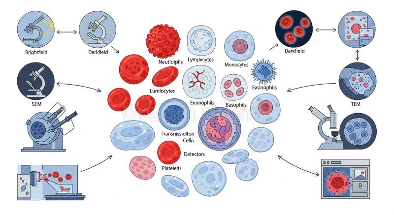 Various Microscopy Techniques Stock Illustrations – 129 Various ...