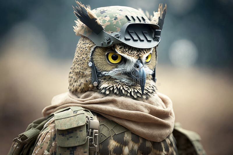 Military Owl Stock Illustrations, Vectors, & Clipart - 158 Stock ...