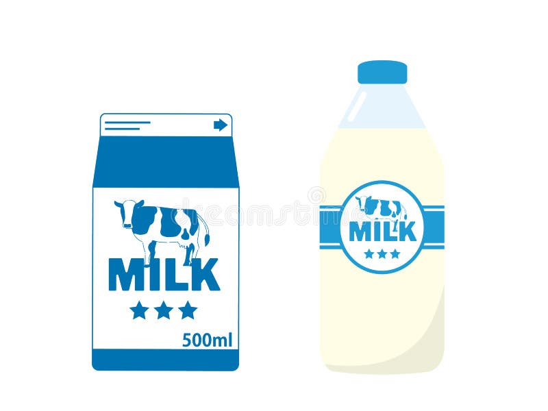 Milk illustration stock vector. Illustration of holstein - 194763852