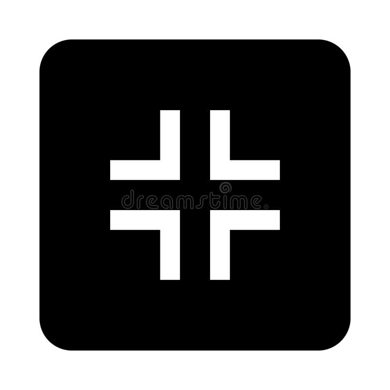 Illustration of the Minimize Button Icon Vector Design Stock ...