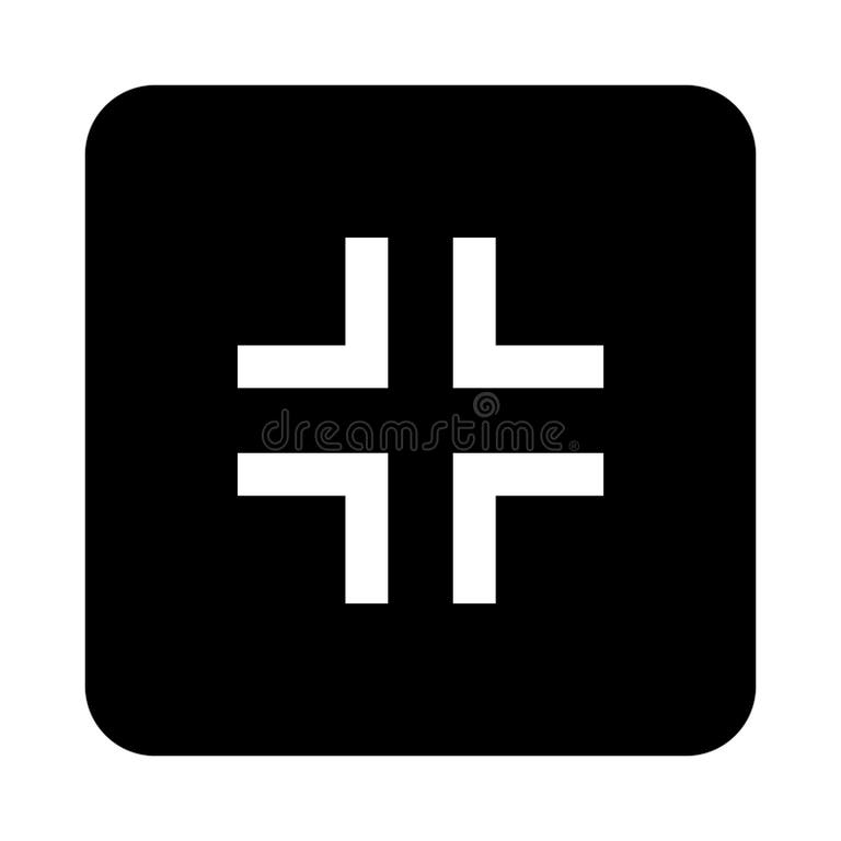 Illustration of the Minimize Button Icon Vector Design Stock ...