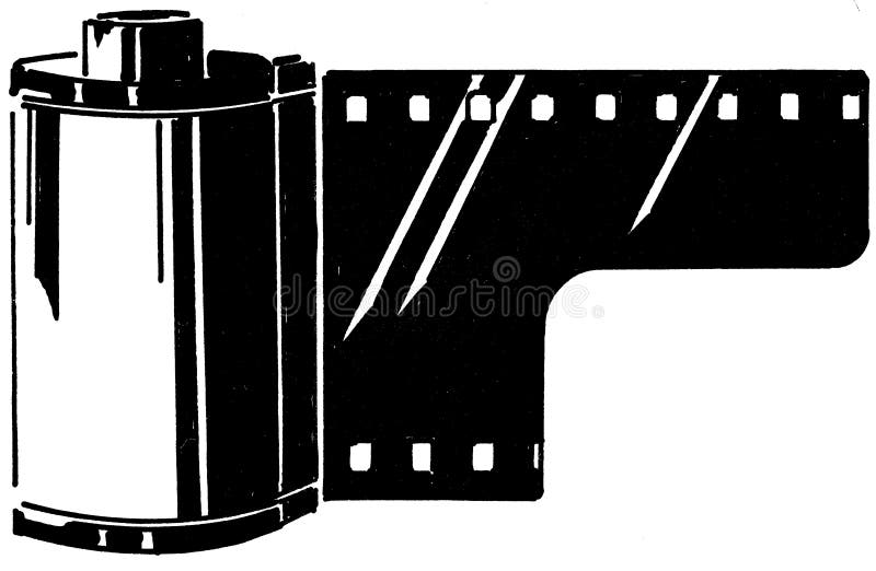 35mm film roll stock vector. Illustration of frame, shot - 1419278