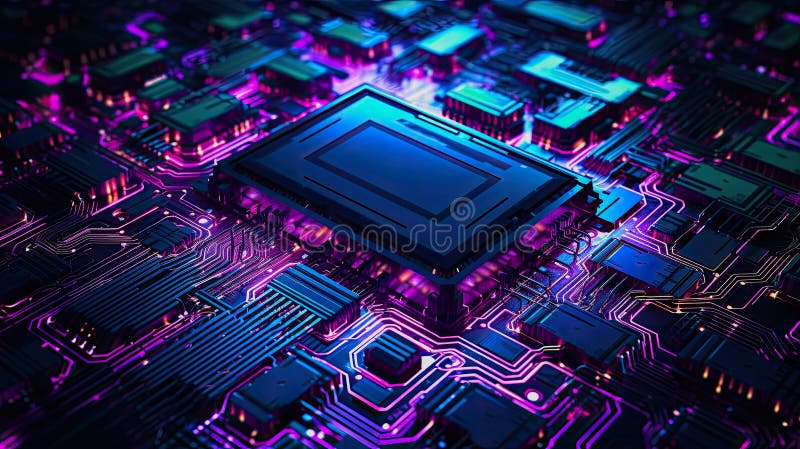 Pink and Blue Candyland, Ai Generative Stock Illustration ...