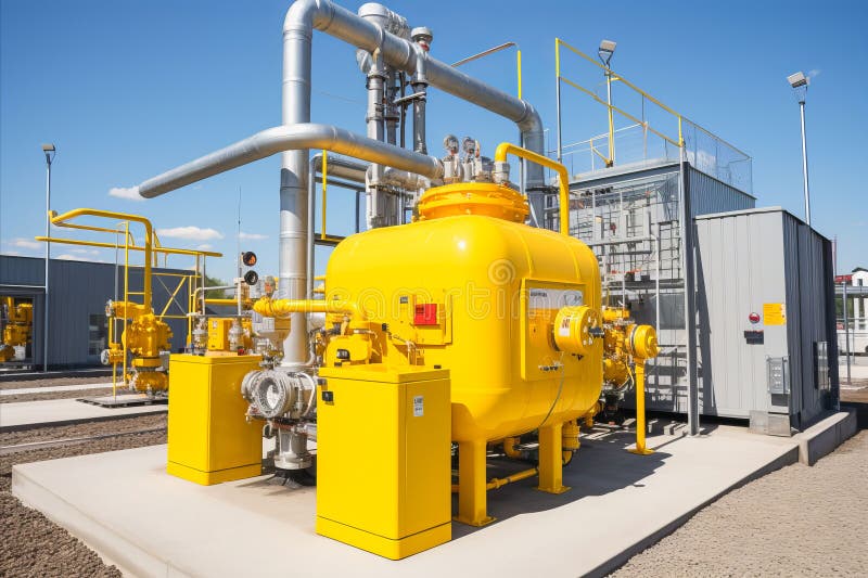 Modern Gas Pipeline System. Ensuring Efficient Energy Distribution and ...