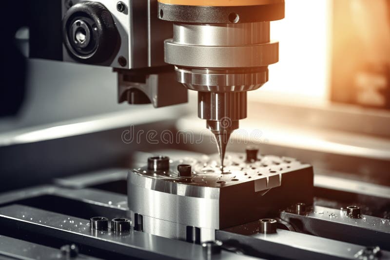 Illustration, Modern Machine for Cutting Metal, Ai Generative Stock ...