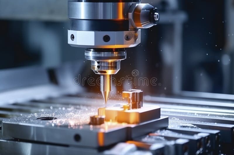 Illustration, Modern Machine for Cutting Metal, Ai Generative Stock ...