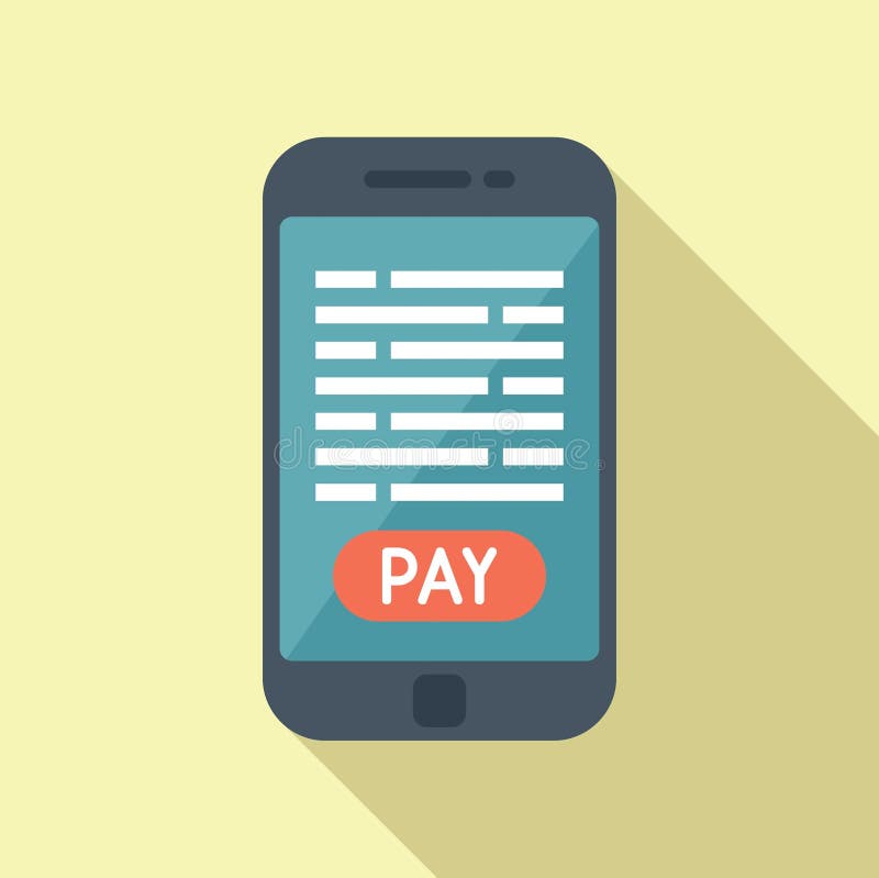 Vector Graphic of a Smartphone Displaying a Payment Interface with a ...