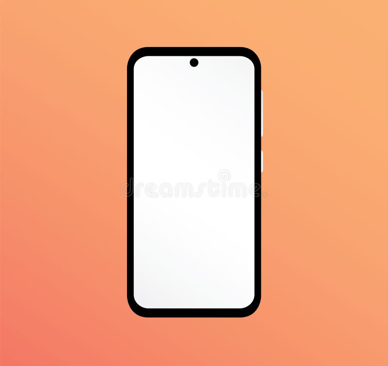 Illustration Modern Smartphone Device Buttons Template Isolated ...