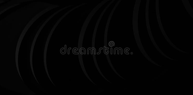 Modern Wavy Line and Circle Cube Shape Black Abstract Background Design ...