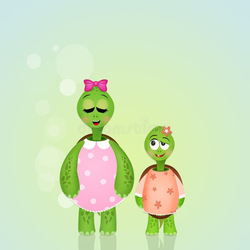 Mother Turtle Stock Illustrations – 165 Mother Turtle Stock ...
