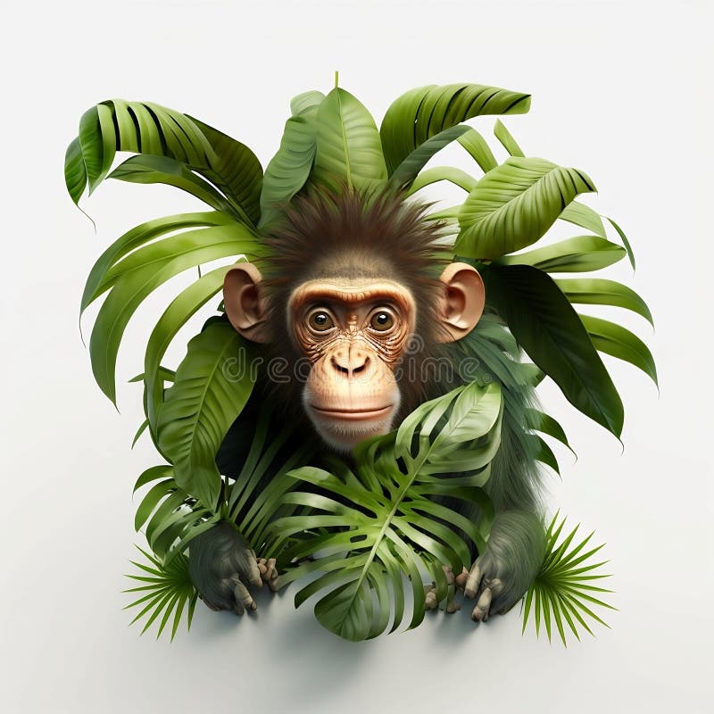 Illustration of a Monkey stock illustration. Illustration of social ...