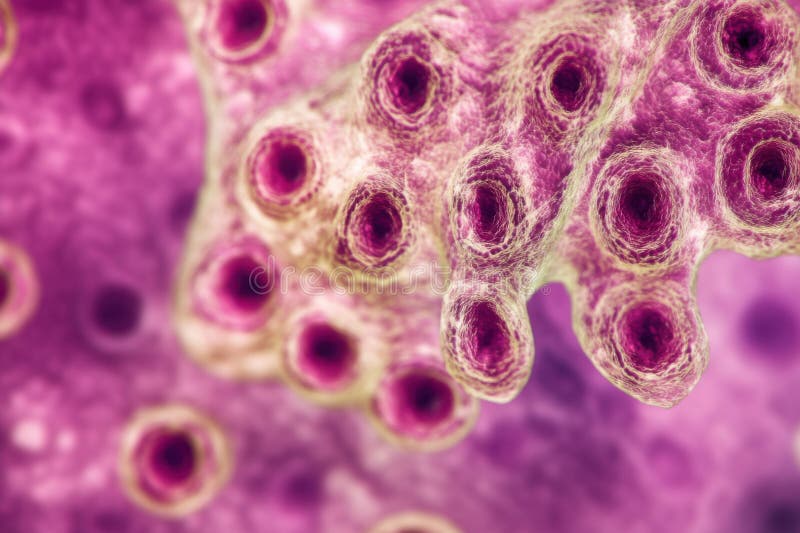 Illustration of Monkeypox Virus Structure Showcasing Viral Morphology ...