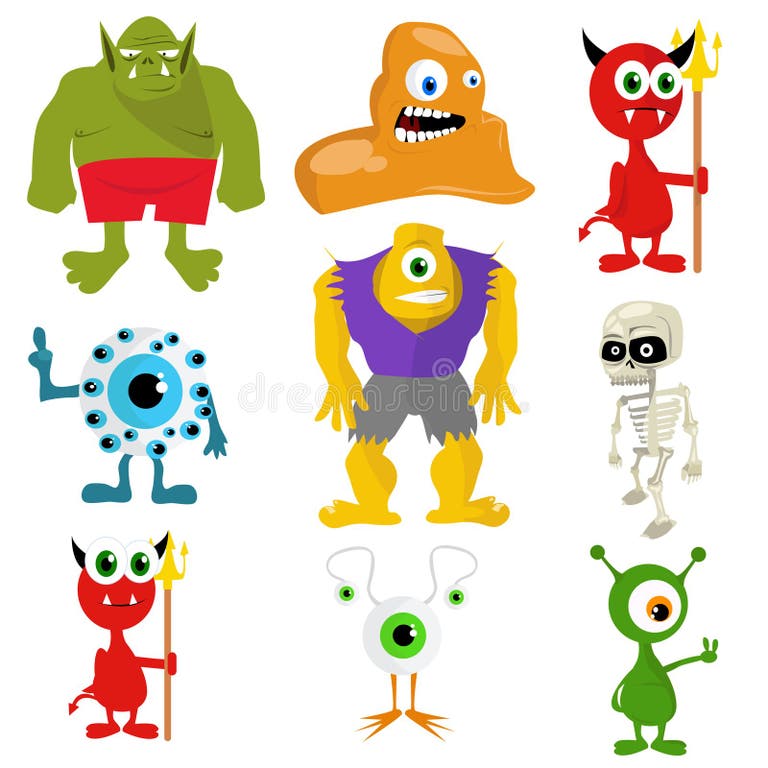 Animated Monsters Stock Illustrations – 110 Animated Monsters Stock ...