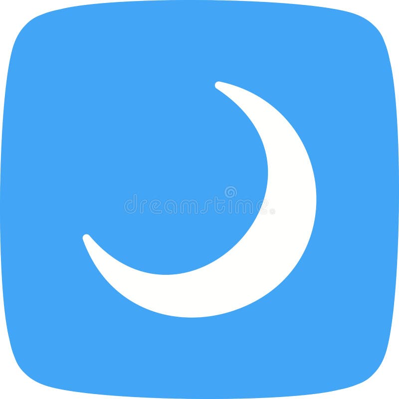 Illustration Moon Icon for Personal and Commercial Use. Stock ...