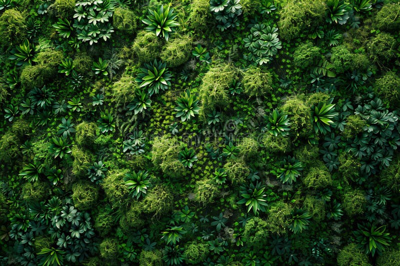 Moss Texture Background, Top View. Green Nature Wall with Moss Pattern ...